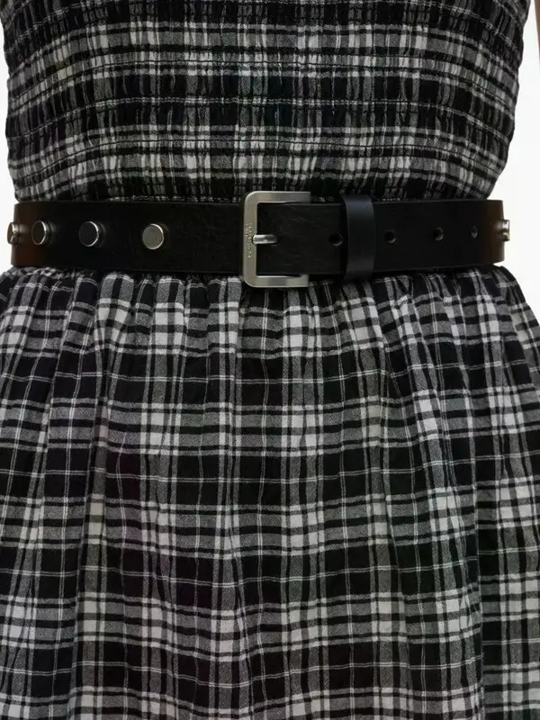 Karl Lagerfeld Studded Leather Belt