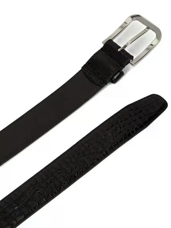 Karl Lagerfeld Croc-effect Leather Belt