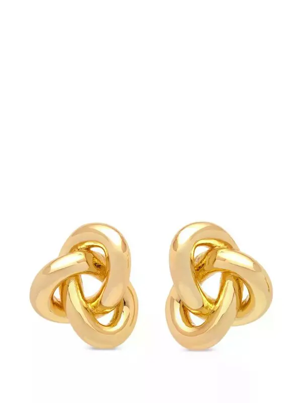YOJ Kalno Knot Stud Earrings - Gold