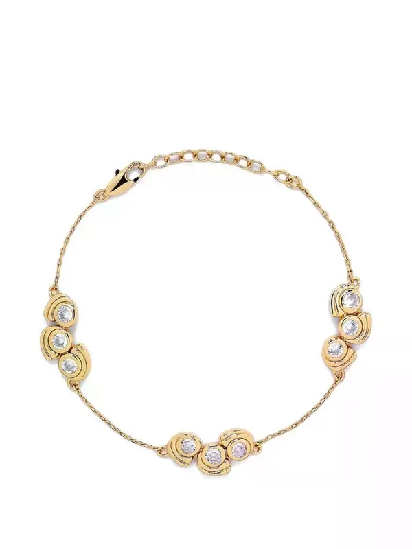YOJ Chain Crystal Bracelet - Gold