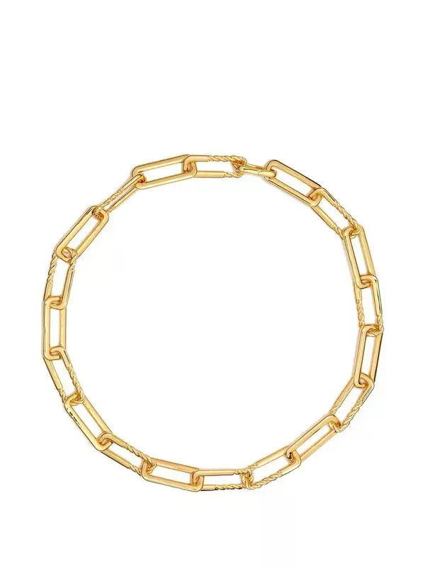 YOJ Rope Rectangle Chain Necklace