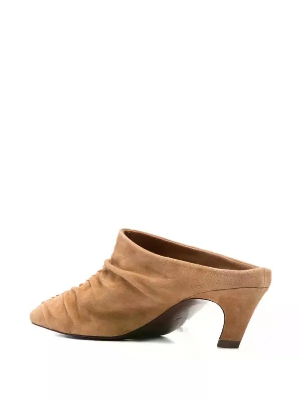 Ash Suede Mules - Brown