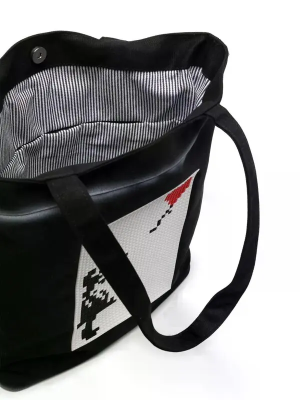 MOSTLY HEARD RARELY SEEN 8-BIT Floating Heart Tote Bag