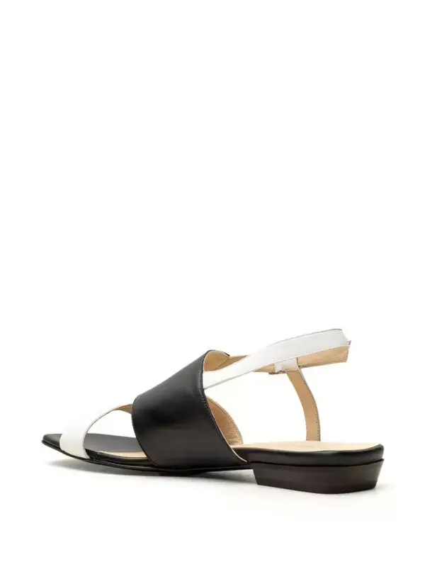 CHUCKIES Leather Slingback Sandals