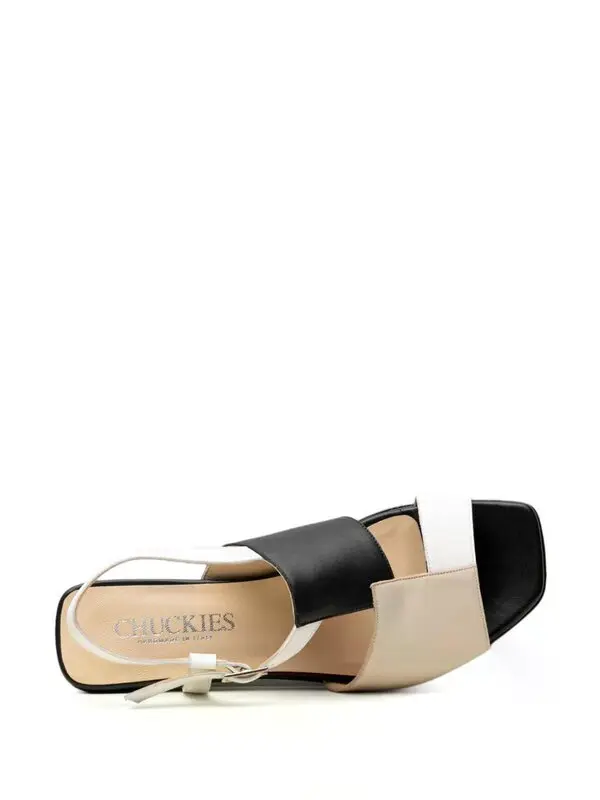 CHUCKIES Leather Slingback Sandals