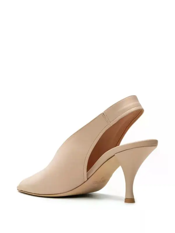 CHUCKIES Open-toe Slingback Pumps