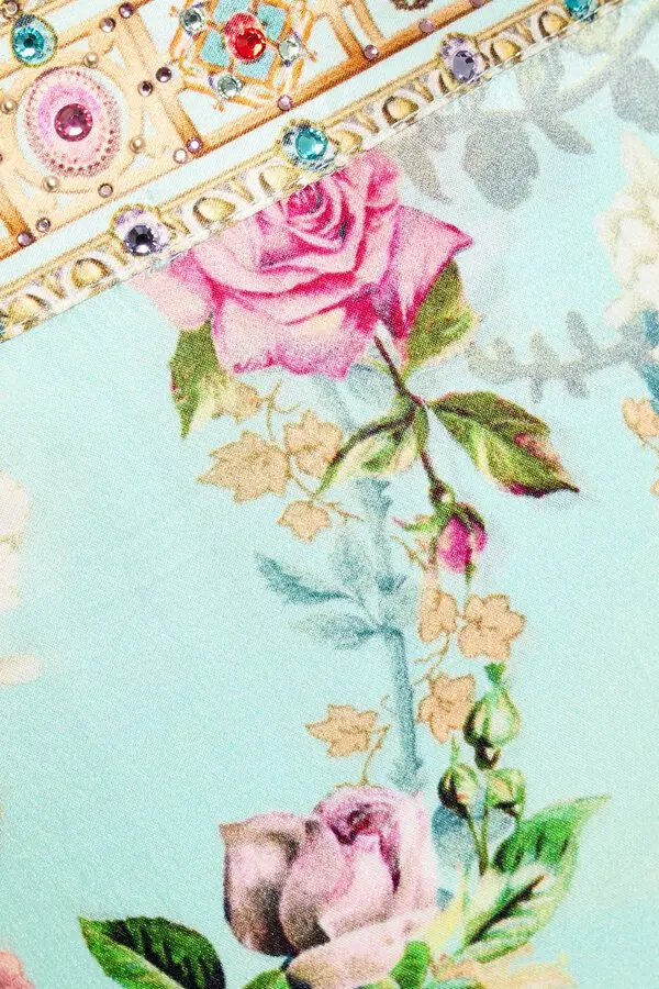 Camilla Floral-print Silk-satin Maxi Skirt