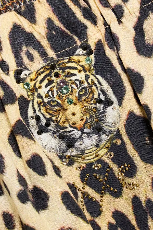 Camilla Crystal-embellished Leopard-print Maxi Dress