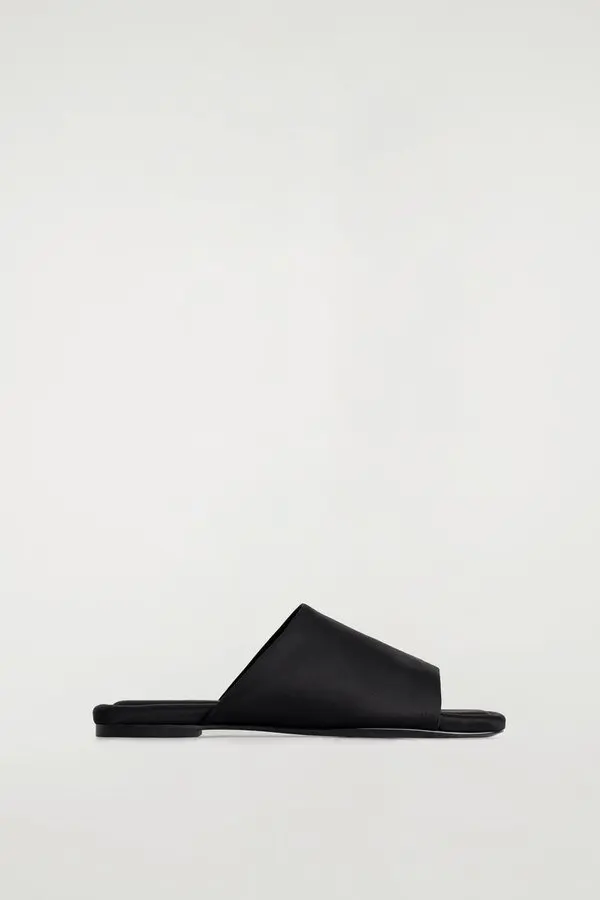 Cos Scuba Square-toe Mules - Black