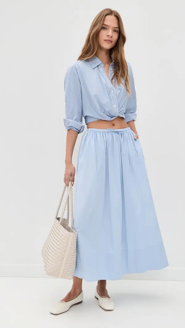 PISTOLA Noelle Skirt - Glacier