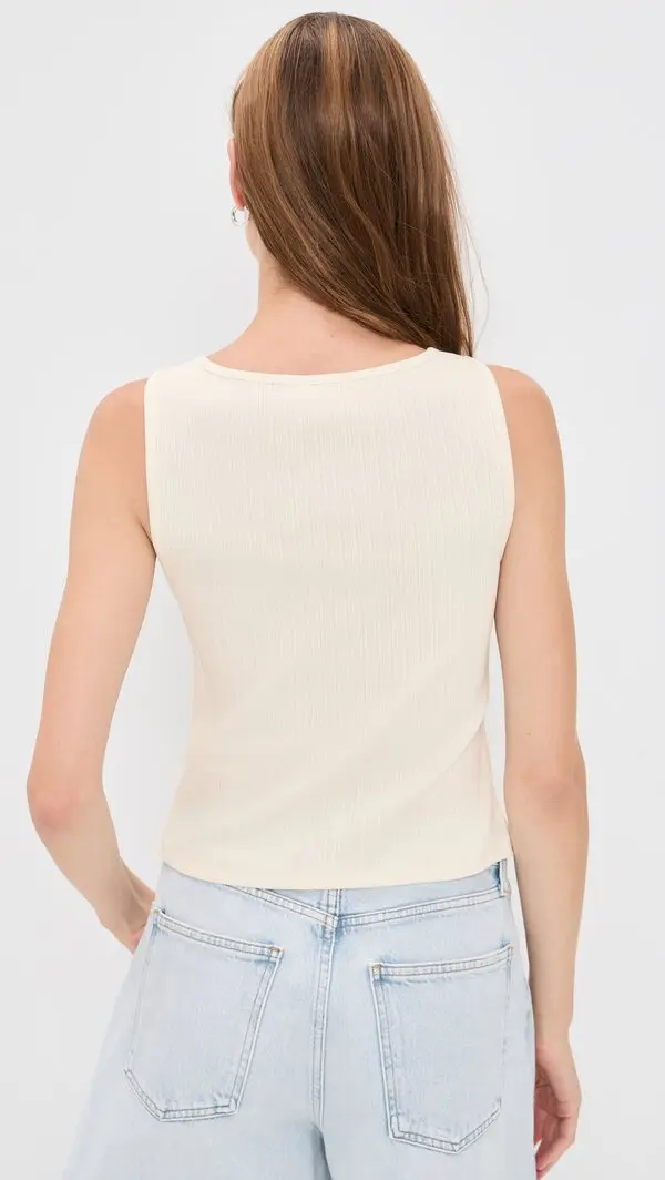 Madewell Ribbed Button-up Tank