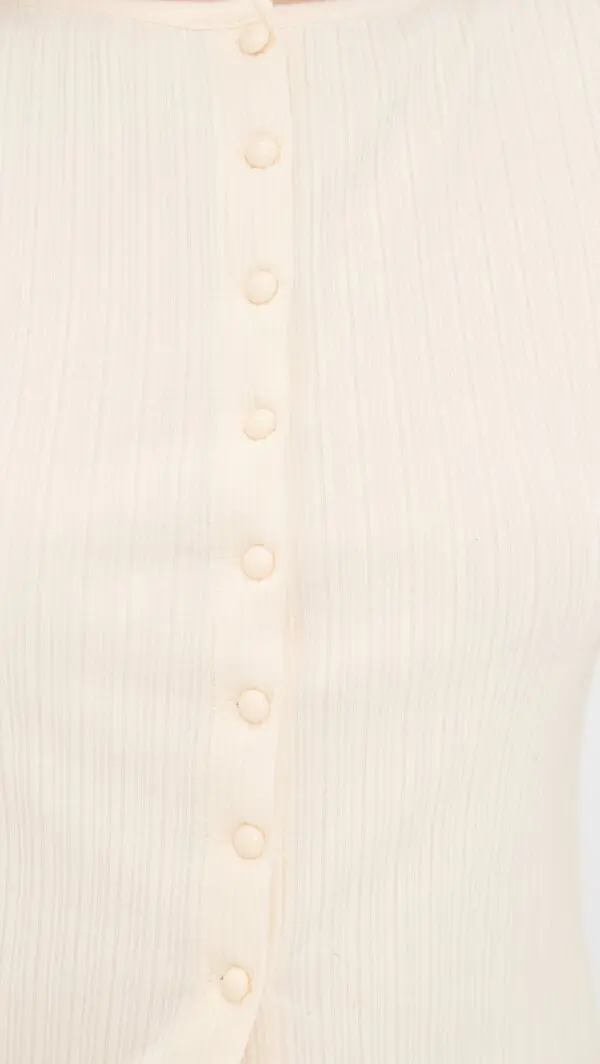 Madewell Ribbed Button-up Tank