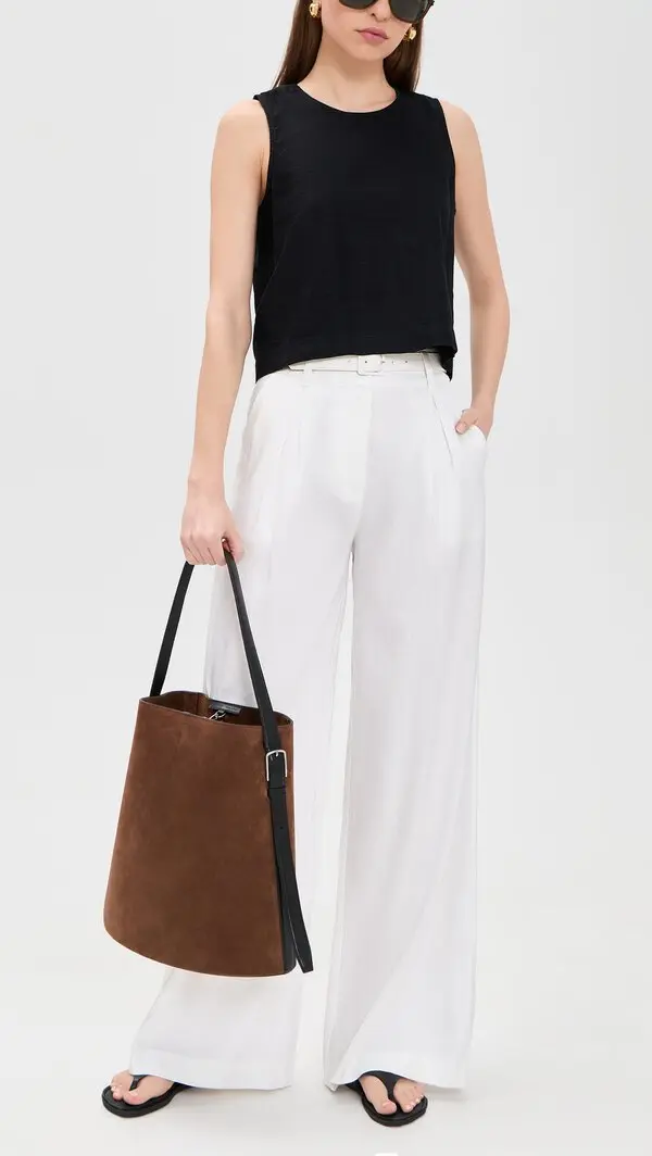 FAVORITE DAUGHTER The Miranda Linen Pants - White