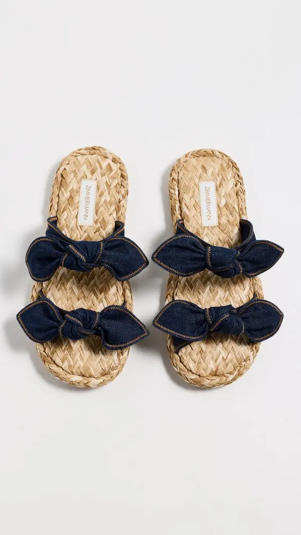 Zimmermann Carousel Slides - Denim