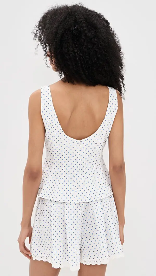 Caroline Constas Brielle Sleeveless Top