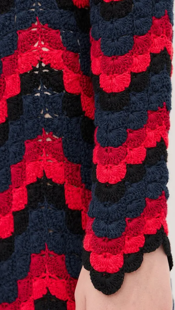 Escvdo Ursula Crochet Maxi Dress