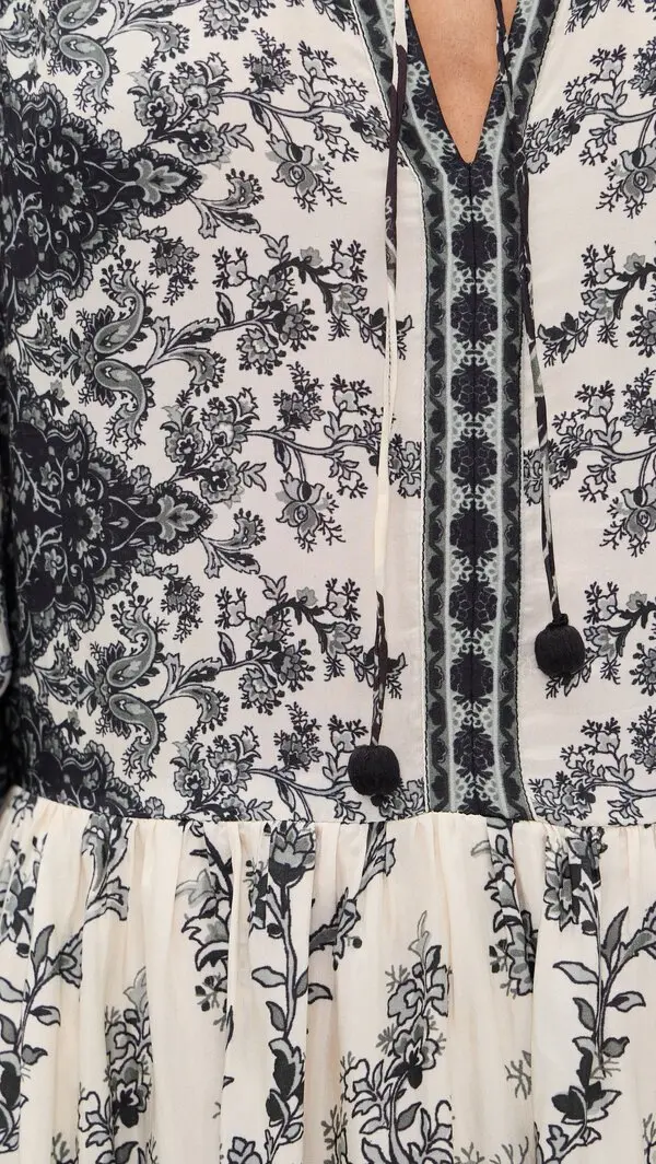 Sea Hedra Print Midi Dress