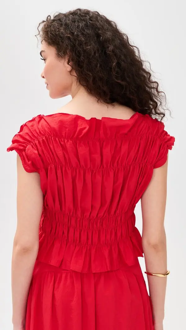 Cinq À Sept Evalina Top - Goji Berry