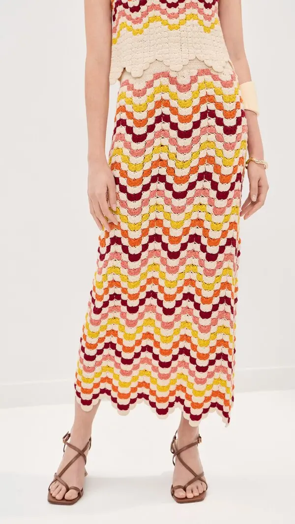 Escvdo Safi Crochet Skirt