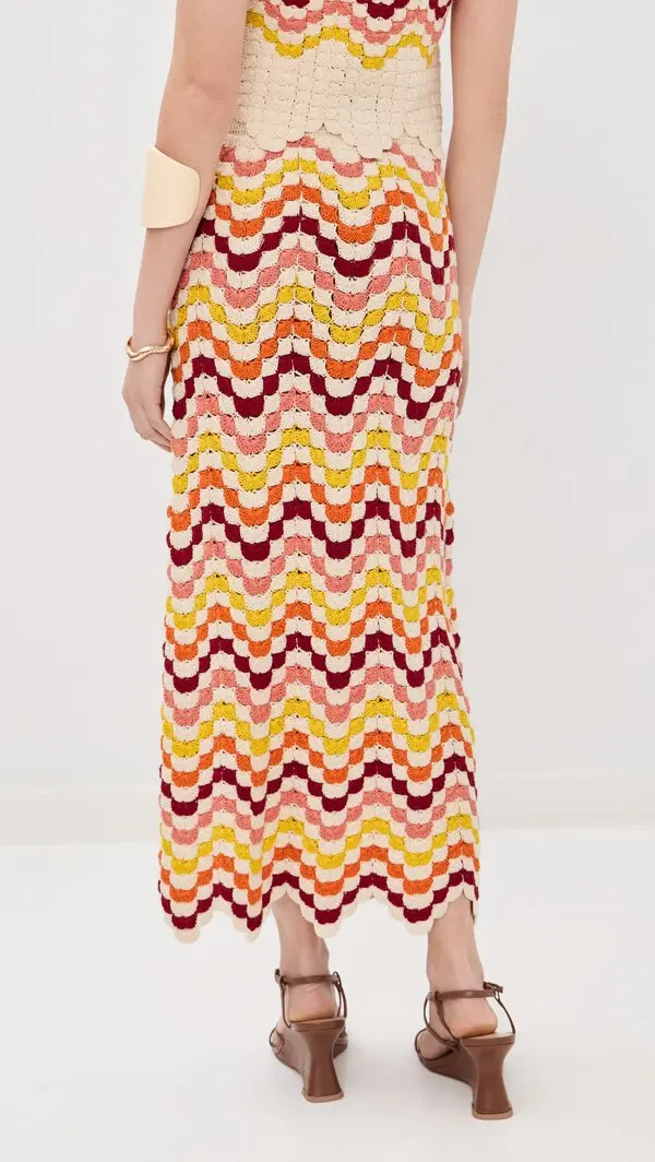 Escvdo Safi Crochet Skirt