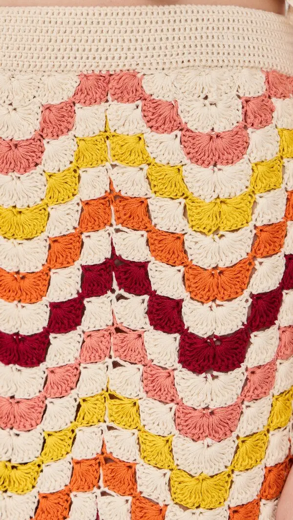 Escvdo Safi Crochet Skirt