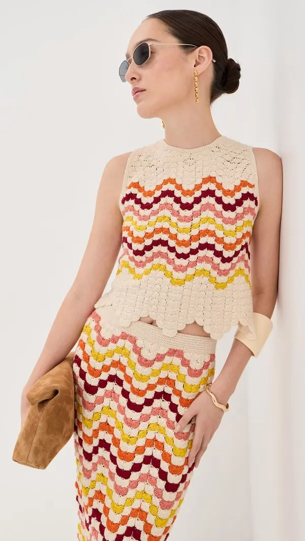 Escvdo Cuenca Crochet Top