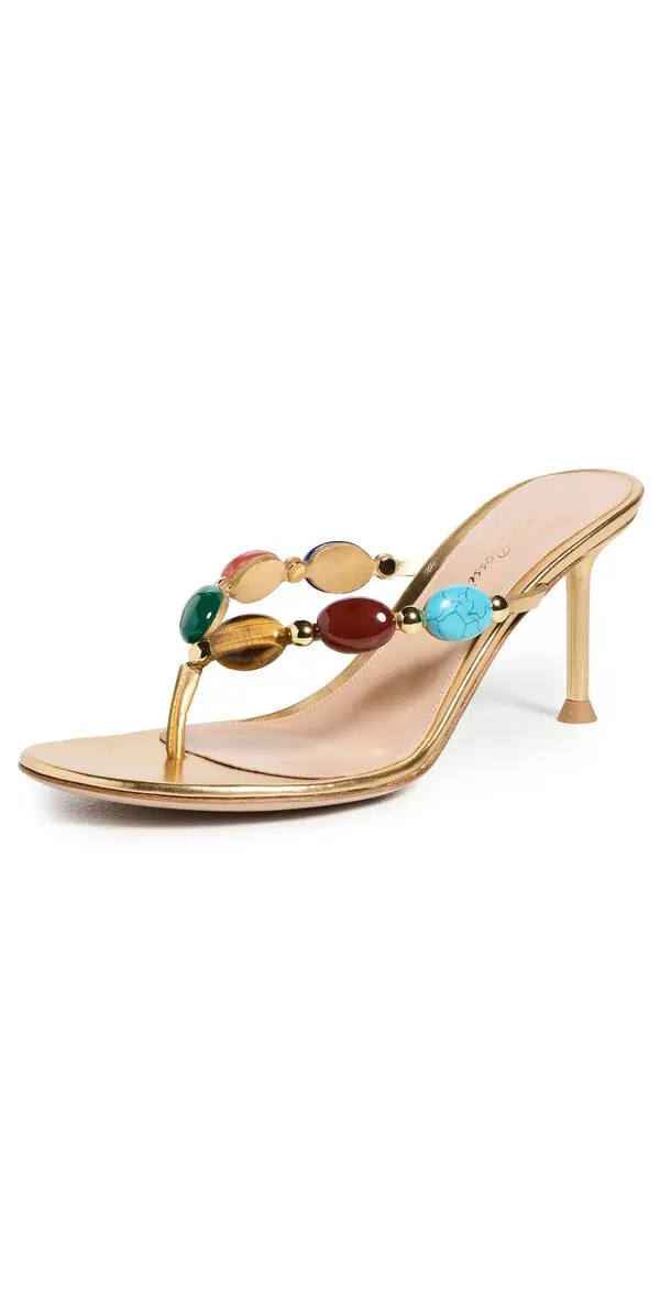 GIANVITO ROSSI Shanti Thong Sandals
