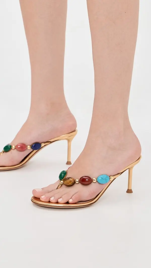 GIANVITO ROSSI Shanti Thong Sandals