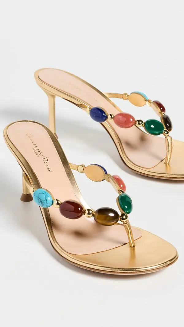 GIANVITO ROSSI Shanti Thong Sandals