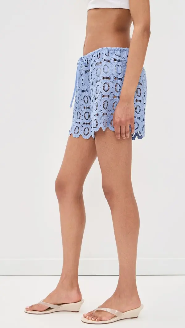 Hill House Home Crocheted Lace Kaya Shorts