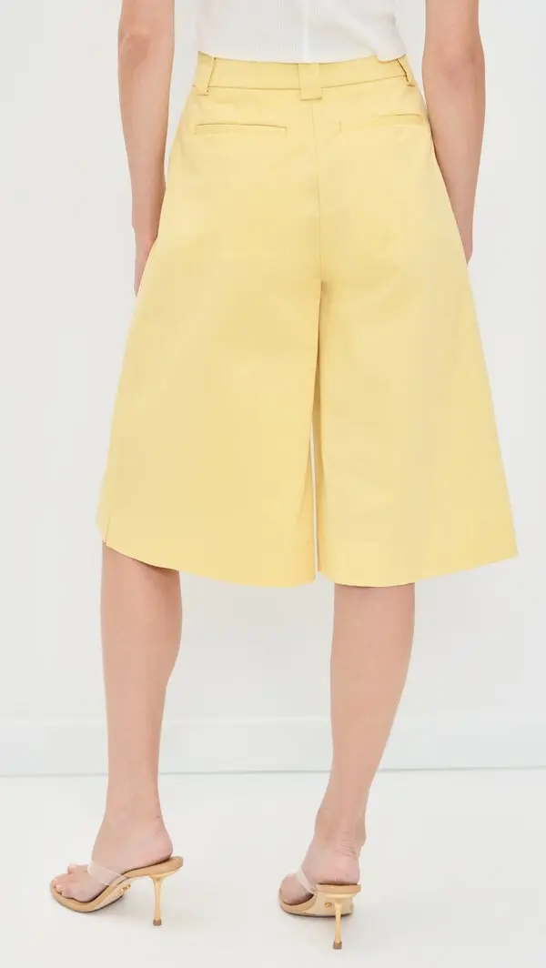 THE LATEST Dakota Pleated Twill Shorts