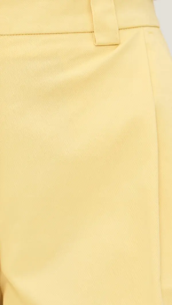 THE LATEST Dakota Pleated Twill Shorts