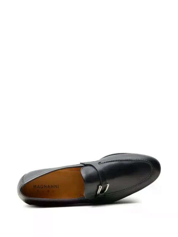 Magnanni Silvano Leather Loafers With Buckle Detail