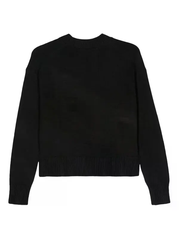 Calvin Klein Logo-appliqué Cotton Jumper