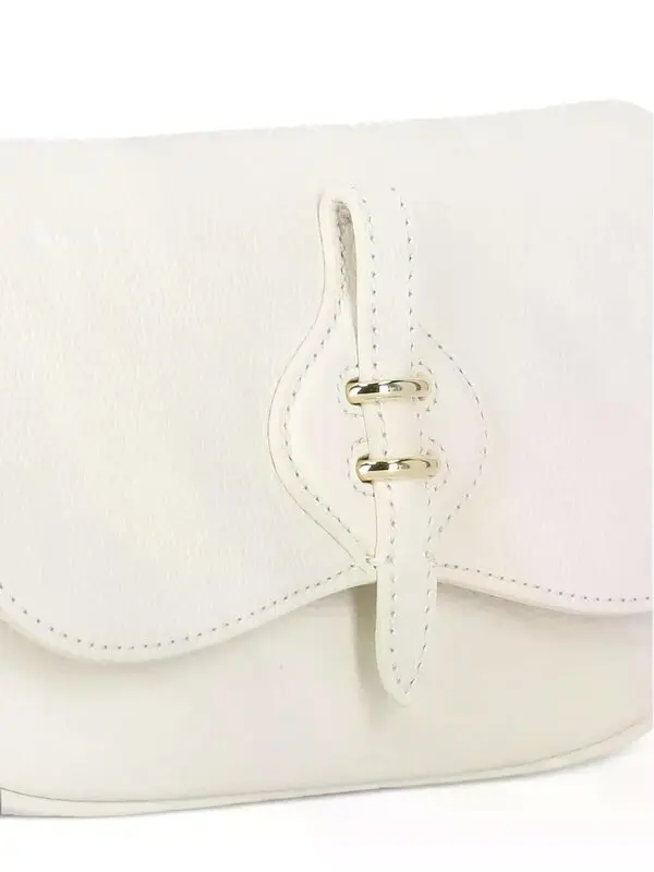 COCCINELLE Grained Leather Shoulder Bag