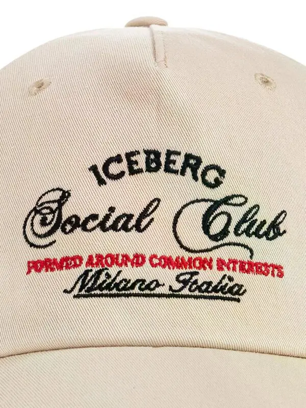 Iceberg Logo-embroidered Baseball Cap