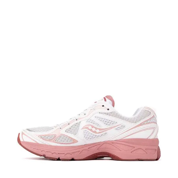Saucony Progrid Guide Athletic Shoe - White/peach