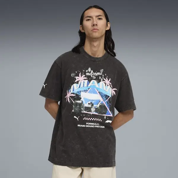 PUMA F1â® Miami Graphic T-shirt - Black