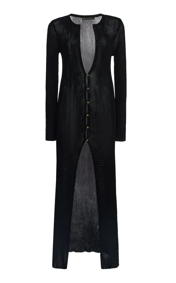 VIX PAULA HERMANNY X Rosie Huntington-whiteley Long Knit Cardigan