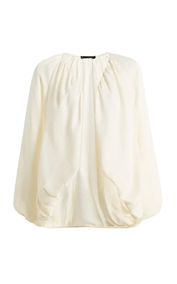VIX PAULA HERMANNY X Rhw Rosie Crepe Cocoon Top - White
