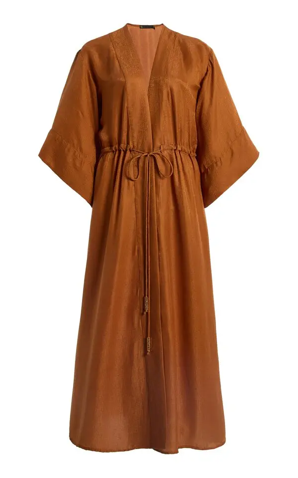 VIX PAULA HERMANNY X Rhw Exclusive Rosie Crepe Kimono - Orange