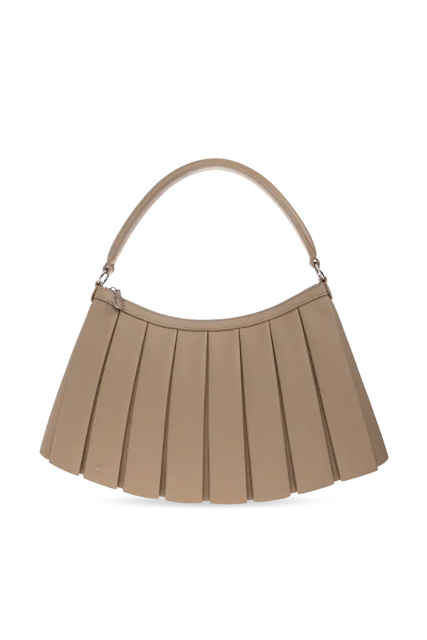 Lacoste Runway Lenglen Large Shoulder Bag - Beige