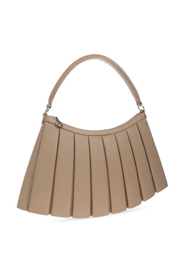 Lacoste Runway Lenglen Large Shoulder Bag - Beige