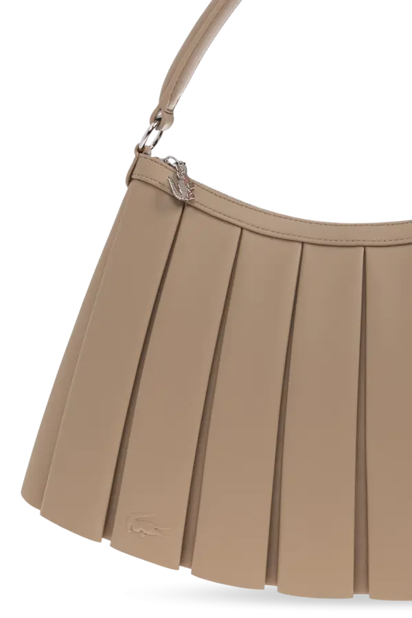 Lacoste Runway Lenglen Large Shoulder Bag - Beige