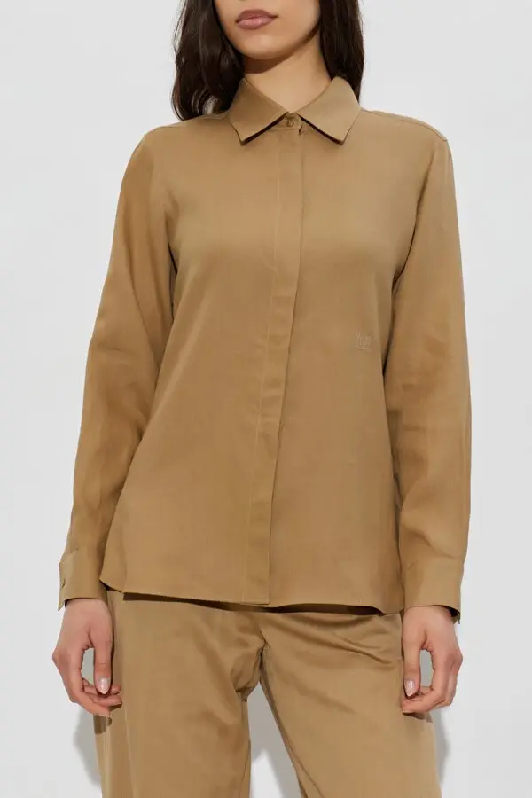 Max Mara Falasco Linen Shirt - Beige