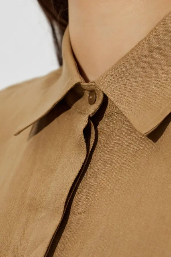 Max Mara Falasco Linen Shirt - Beige