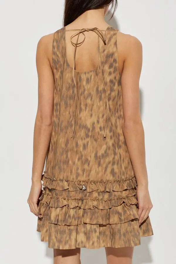 GANNI Dress With Ruffles
