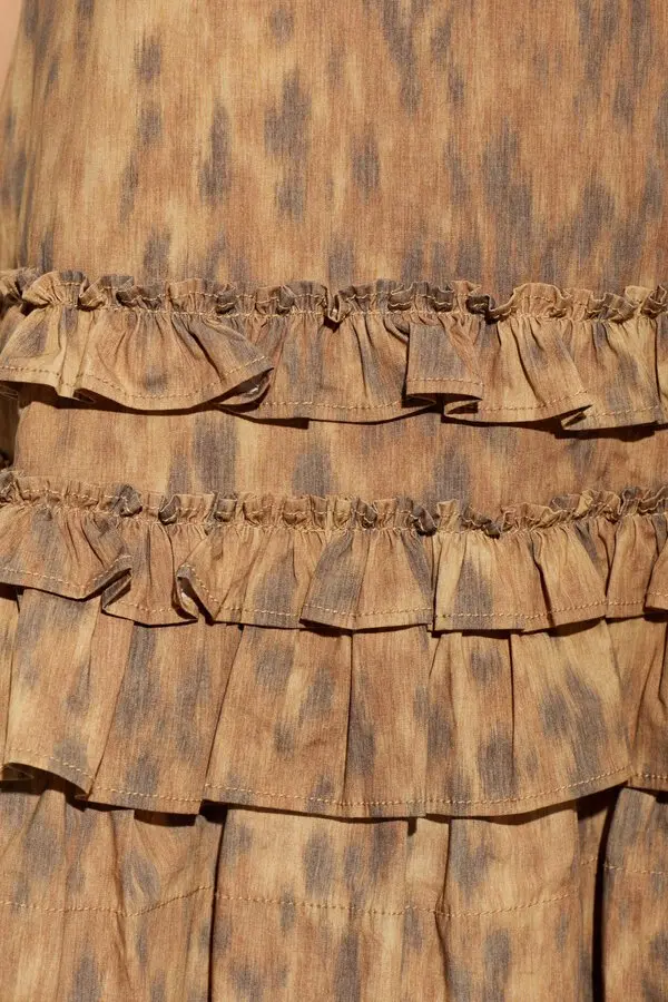 GANNI Dress With Ruffles