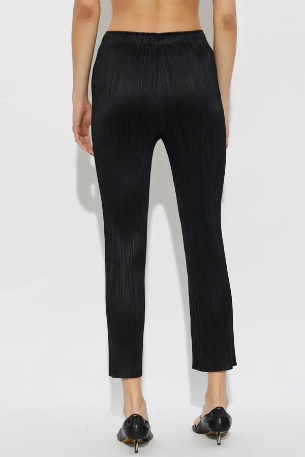 Issey Miyake Pleated Trousers - Black