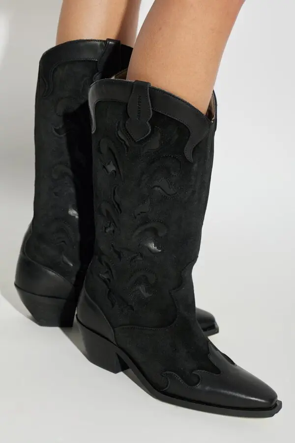 ALLSAINTS Suede Heeled Boots
